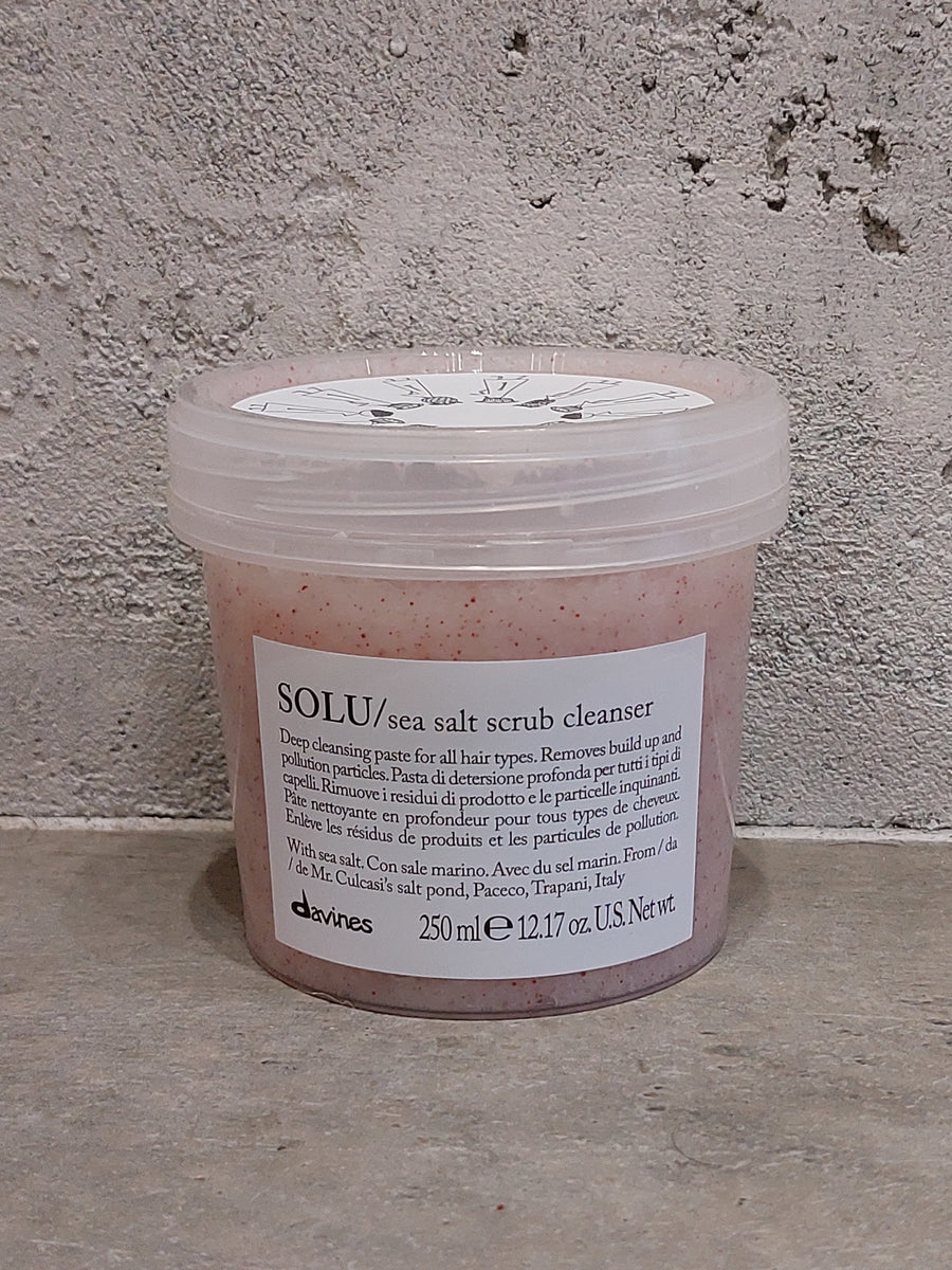 SOLU Sea Salt Scrub Cleanser – Hemp House Hair Salon